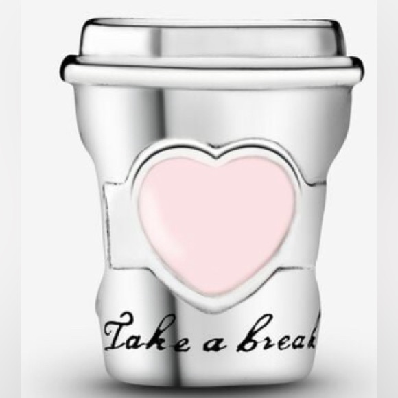 Pandora | Jewelry | Pandora Take A Break Coffee Cup Charm Brand New ...